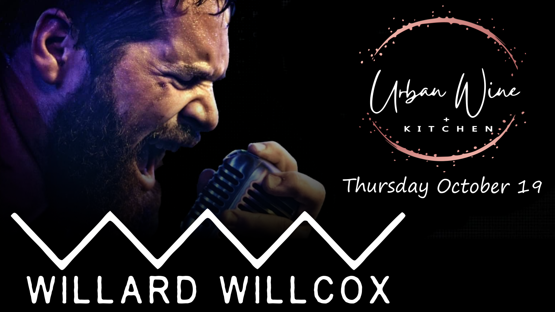Willard Wilcox LIVE at R. Urban Wine Bar in Lisle - Urban Wine ...