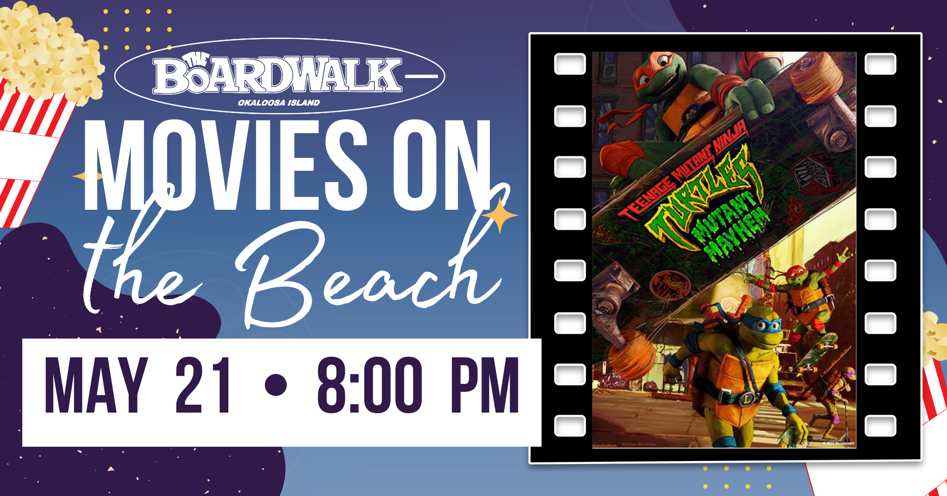 🎞️ • Movies on the Beach • "Teenage Mutant Ninja Turtles: Mutant Mayhem ...