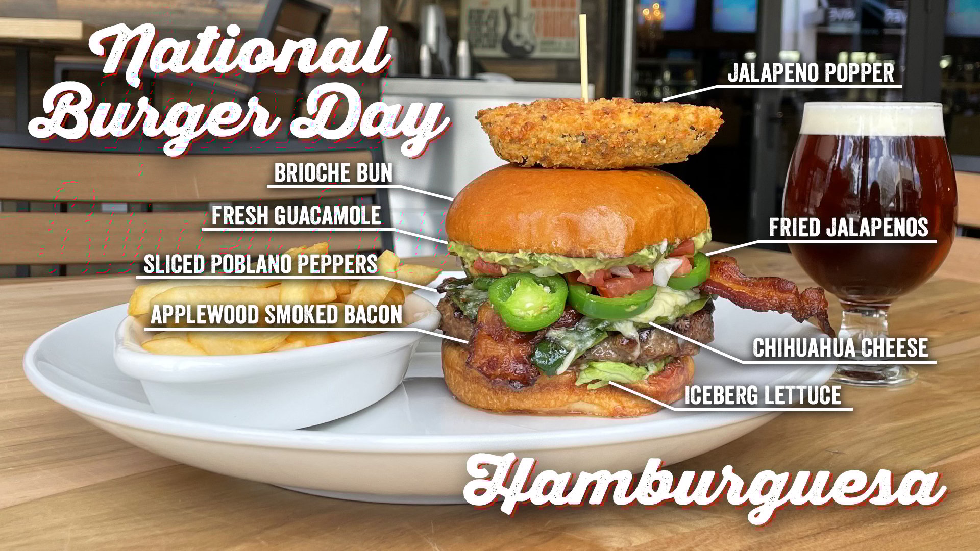National Burger Day - American Food & Live Music Restaurant | Rock & Brews
