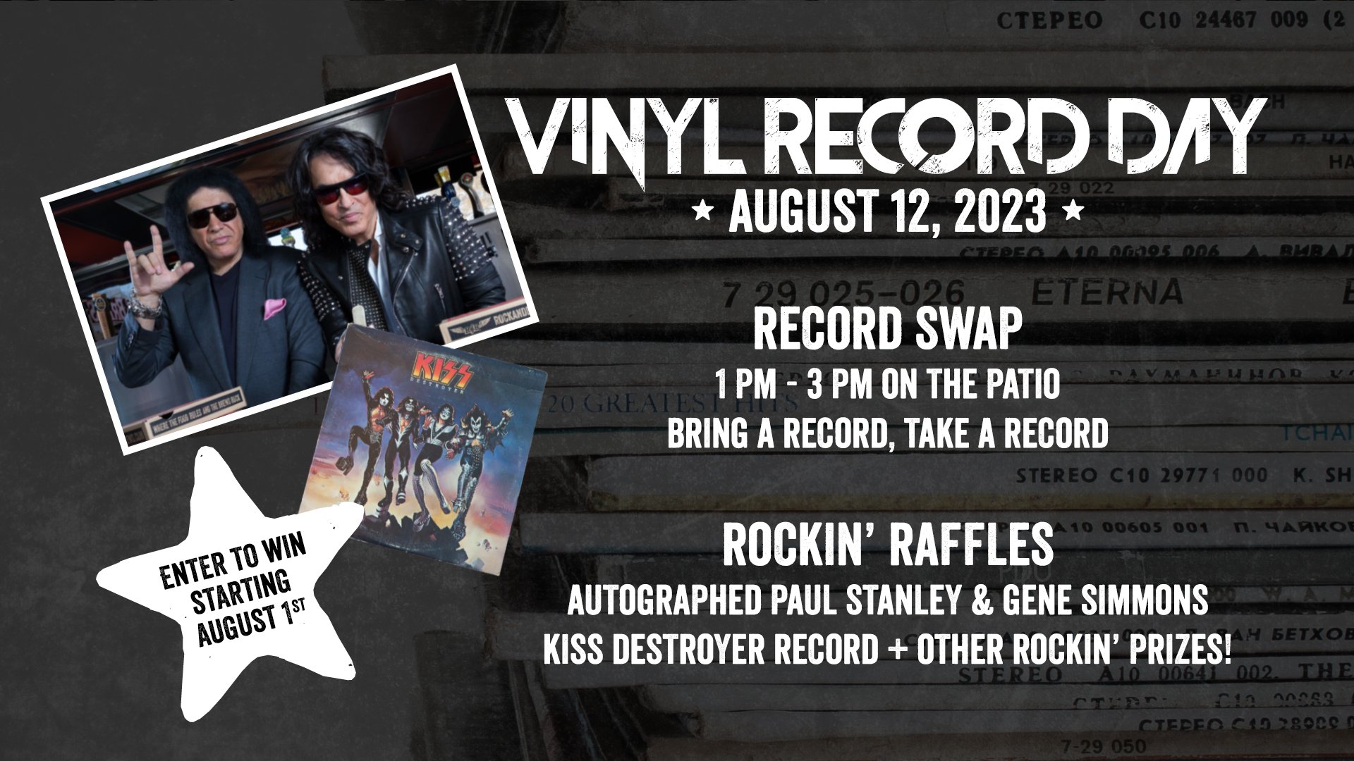 National Vinyl Record Day - American Food & Live Music Restaurant ...