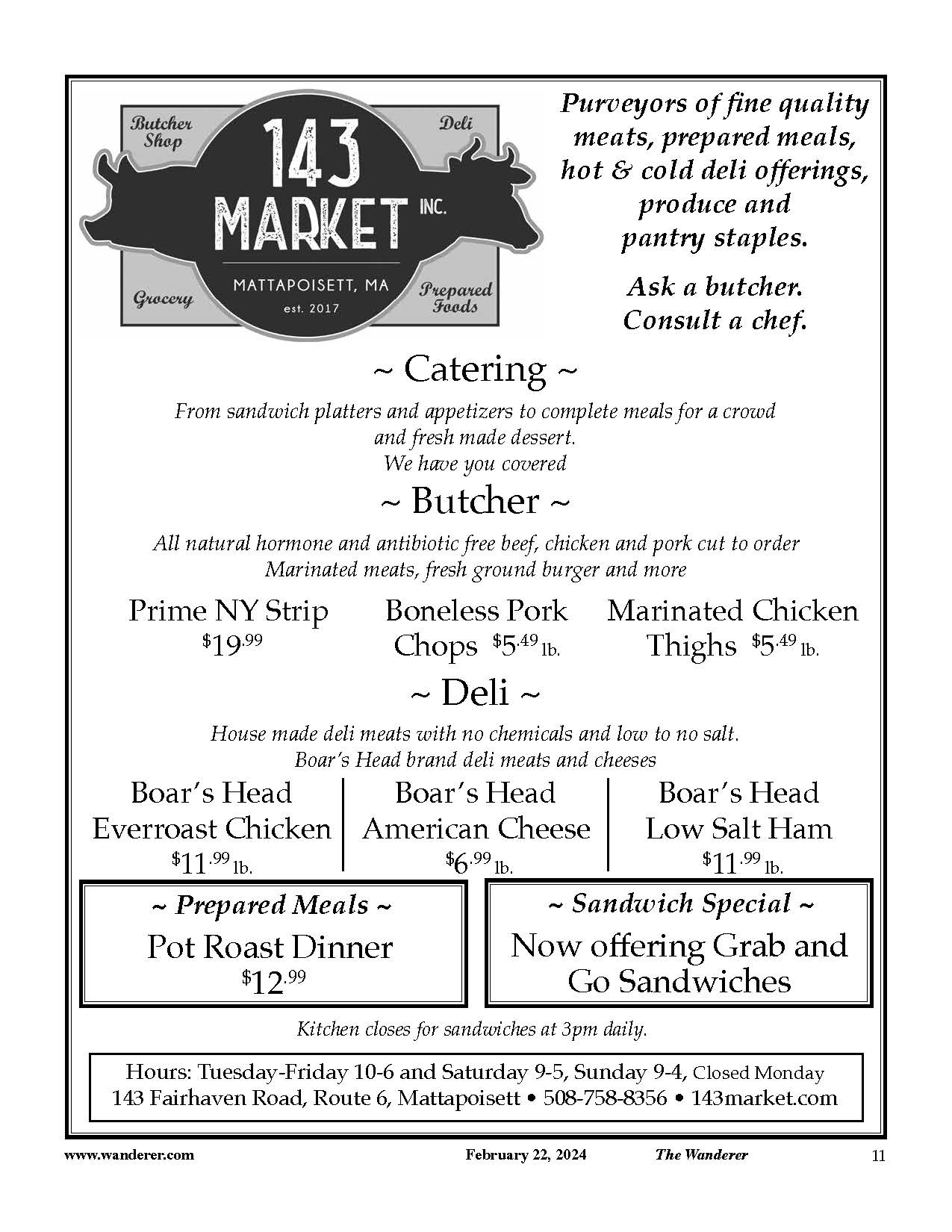 143 Market - Deli in Mattapoisett, MA