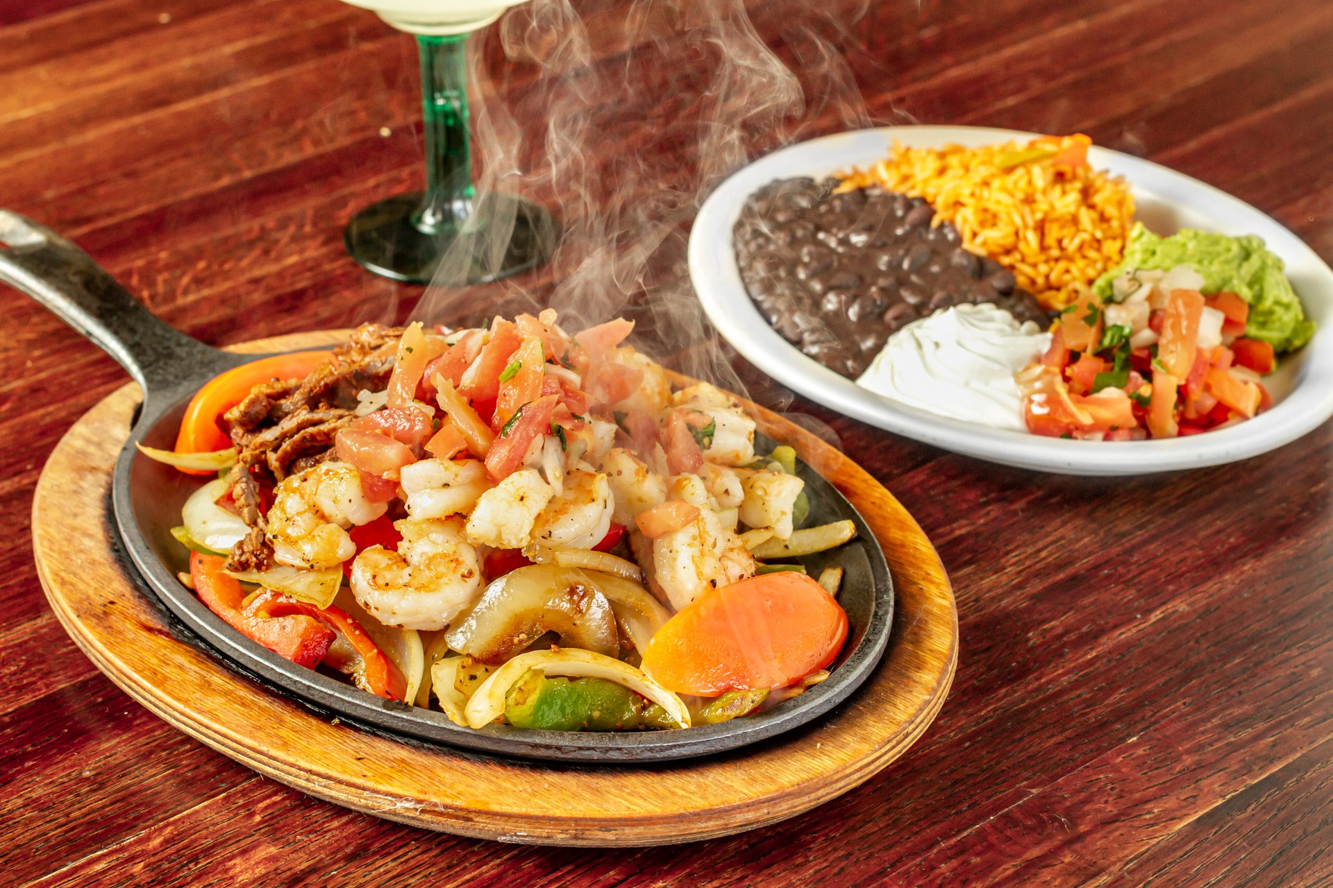 Mexican Shrimp Fajitas