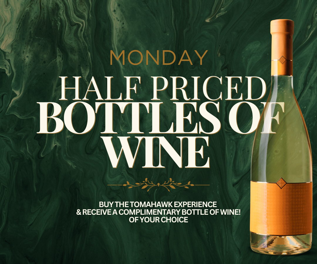 Half-priced wine - Beauty & the Butcher | Contemporary American | Coral ...
