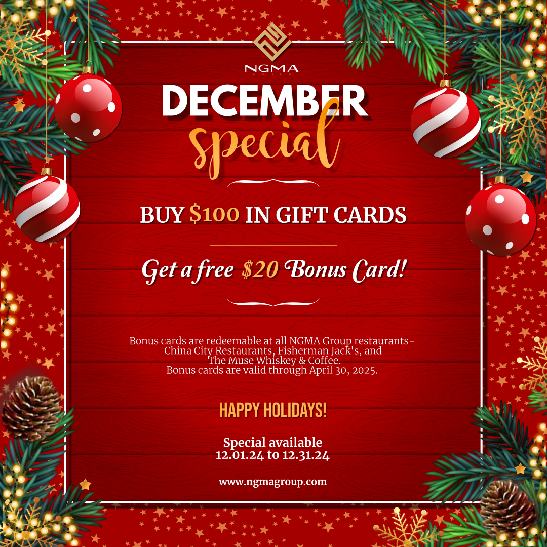 December Gift Card Special - China City Restaurants