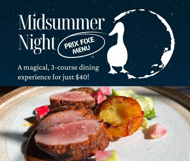 Midsummer Night Prix Fixe Menu - The Drake Kitchen + Bar - Restaurant ...