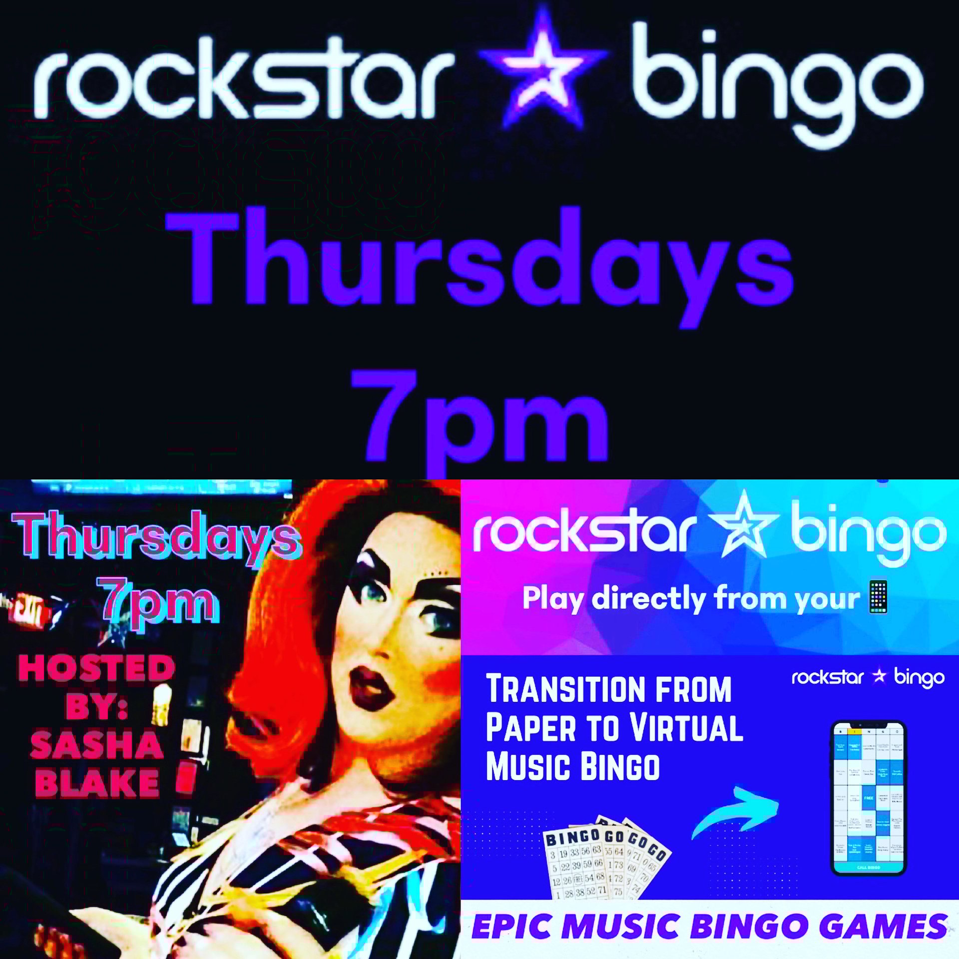 Rockstar Bingo - Gaels Public House & Sports - Bar & Grill in Kansas ...