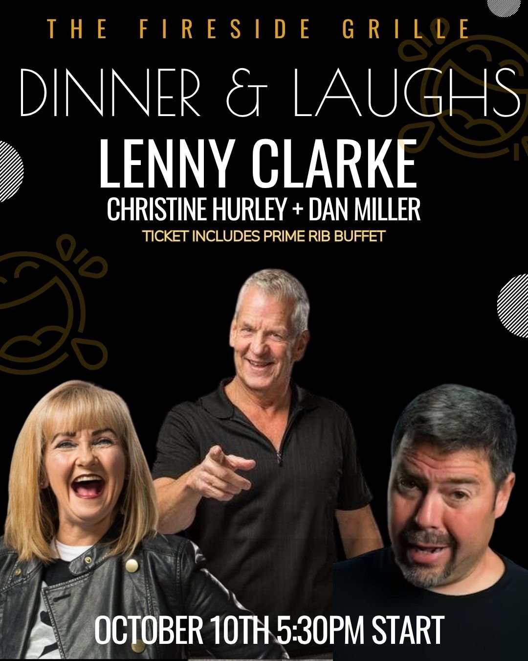 Dinner + Laughs! - The Fireside Grille | Voted Best Family Restaurant ...