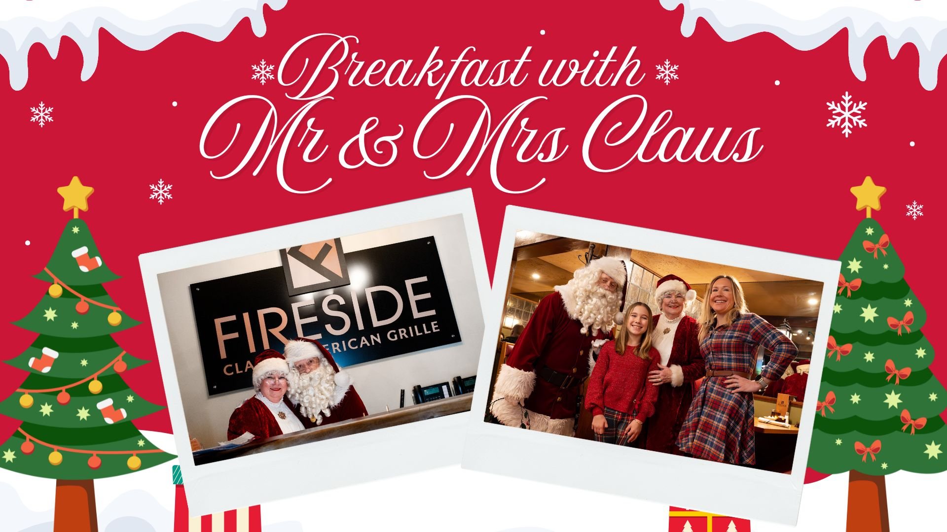 Brunch with Mr and Mrs Claus - The Fireside Grille | Voted Best Family ...