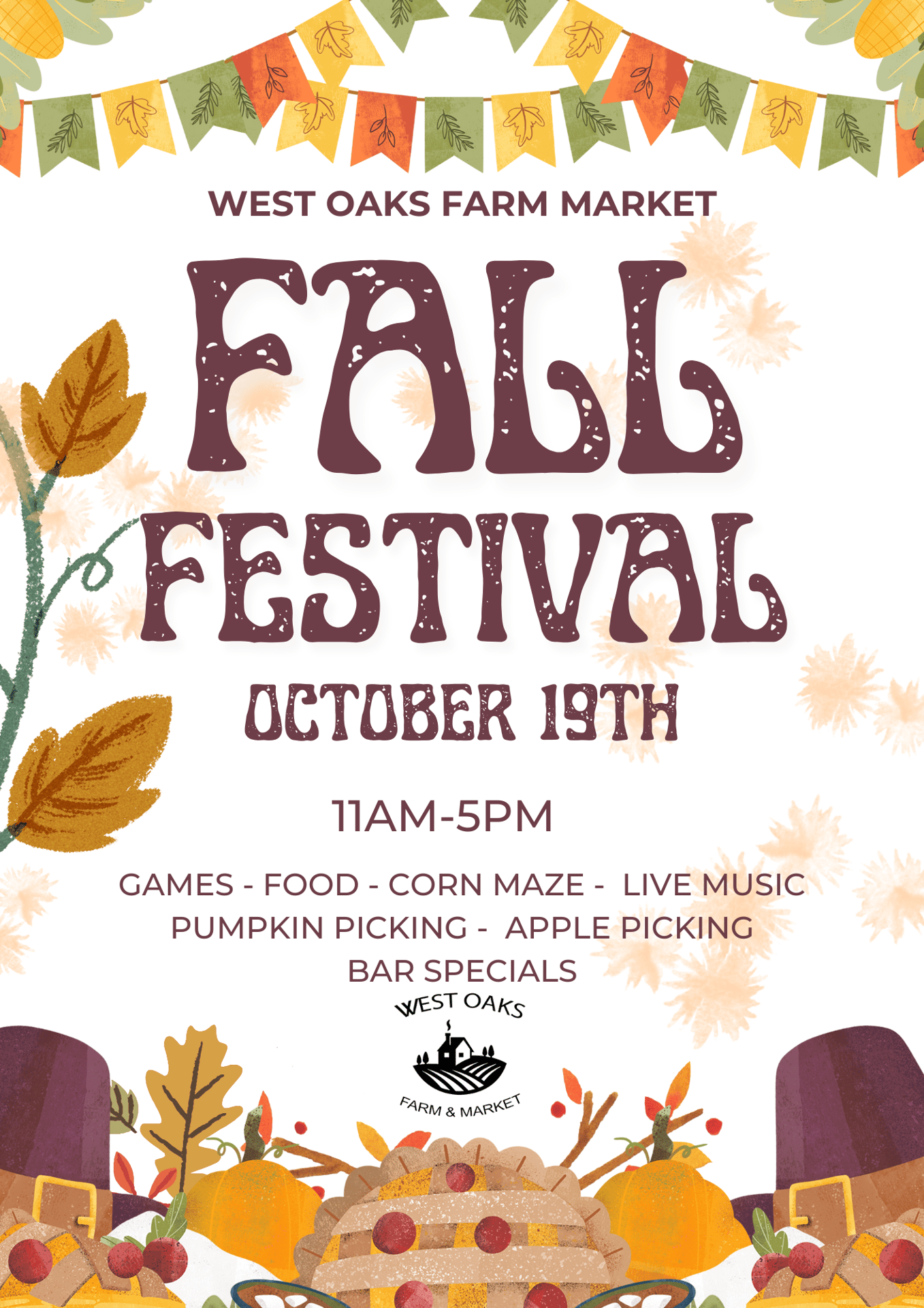 Fall Harvest Festival 2025 - West Oaks Farm Market - Restaurant in ...