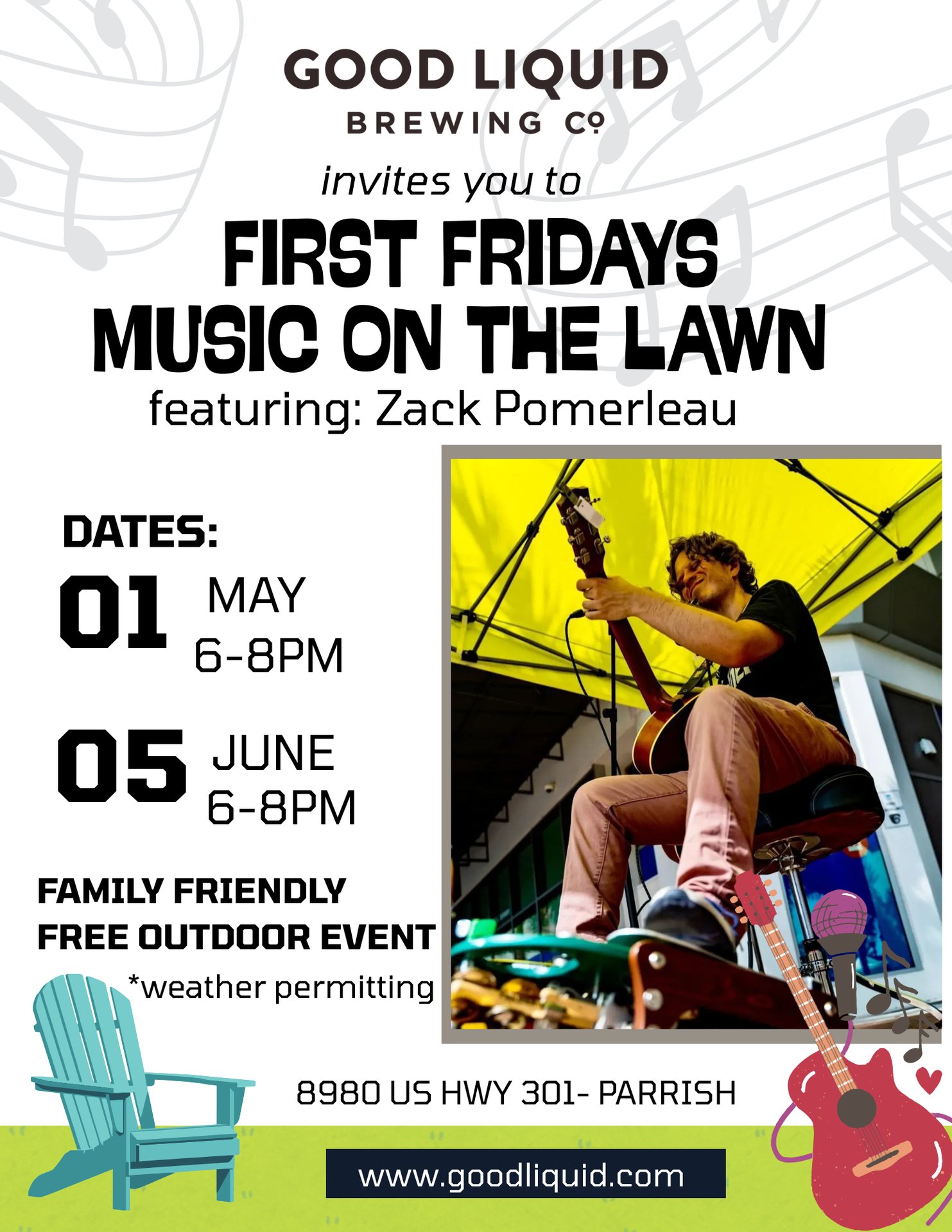 First Fridays on the Lawn @ Parrish - Good Liquid Brewing and ...
