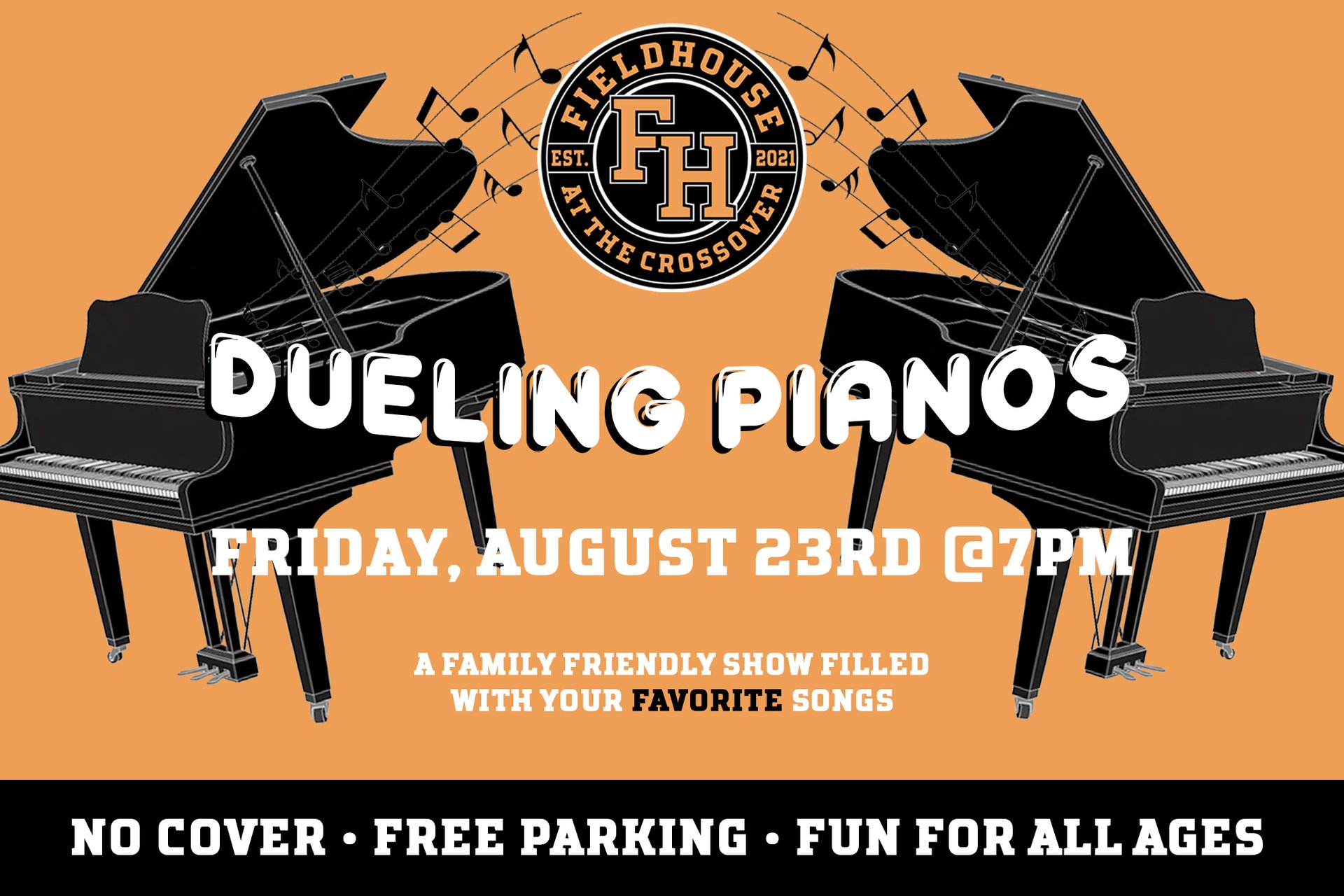 Dueling Pianos on the Main Stage - The Fieldhouse at the Crossover ...