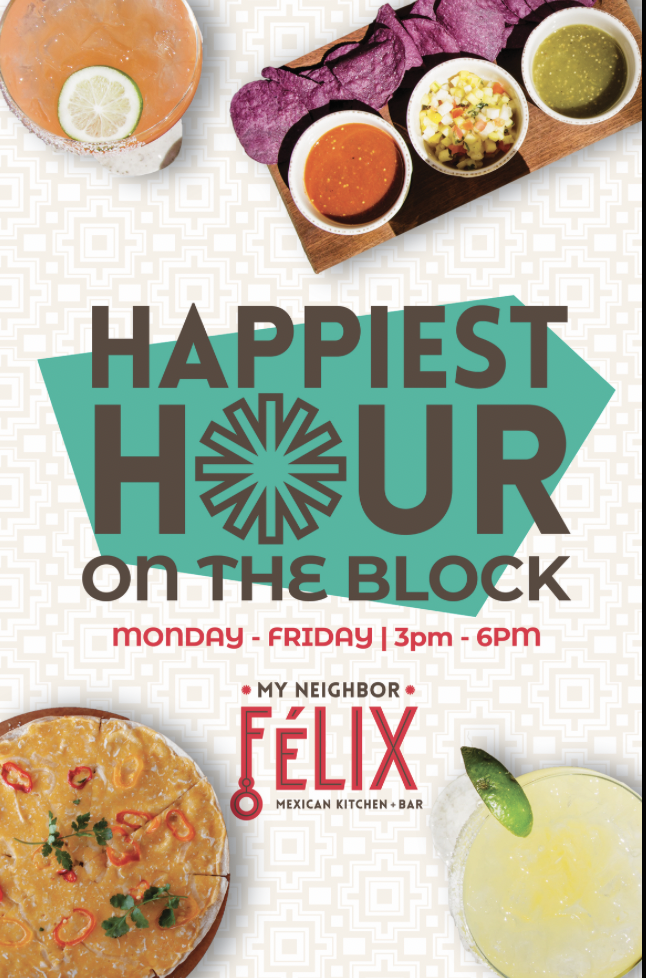 Happy Hour - Colorado Mexican Restaurant - My Neighbor Felix