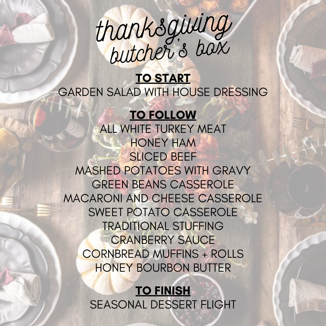 Thanksgiving Butcher Box - The Butcher's Son