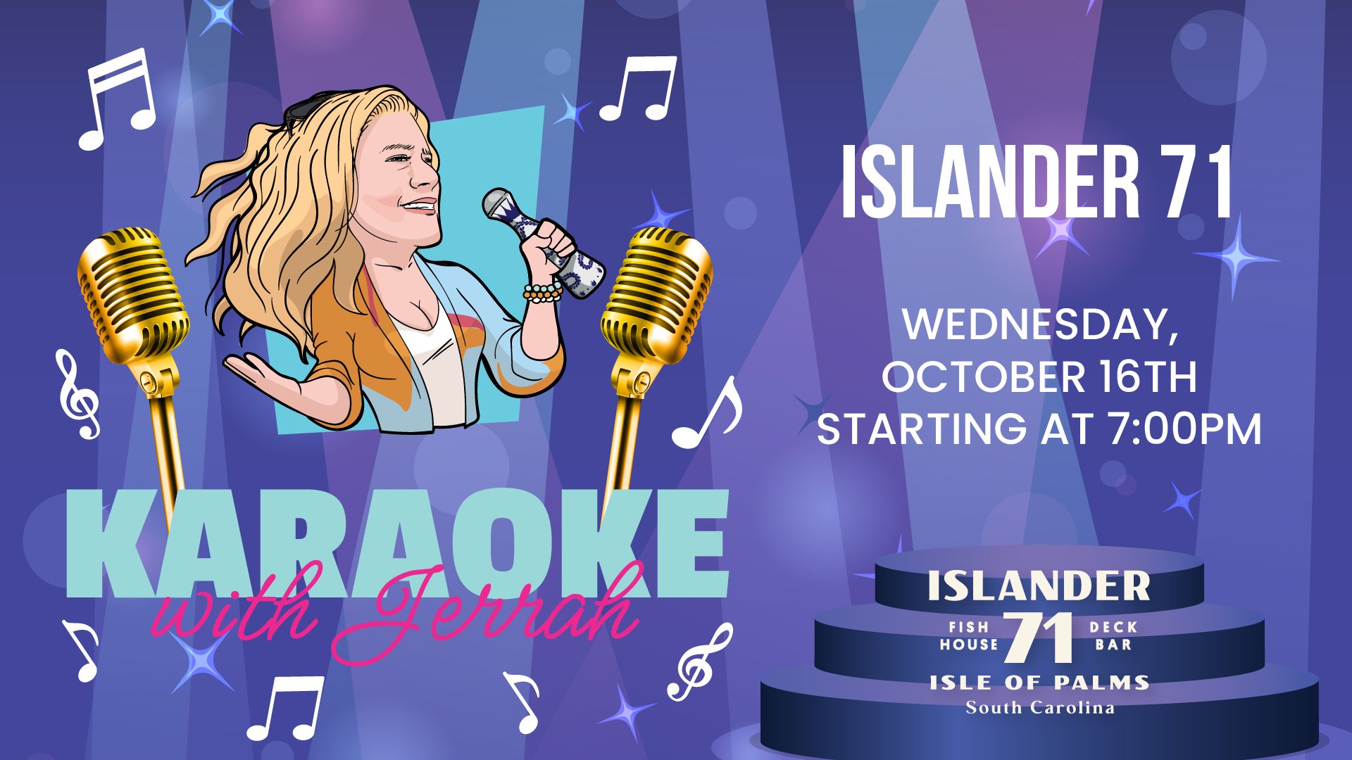 Karaoke with Jerrah - Islander 71 - Waterfront & Seafood Restaurant ...