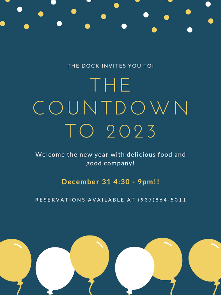 New Years Eve Weekend - The Dock Food and Spirits - Restaurant in Enon, OH