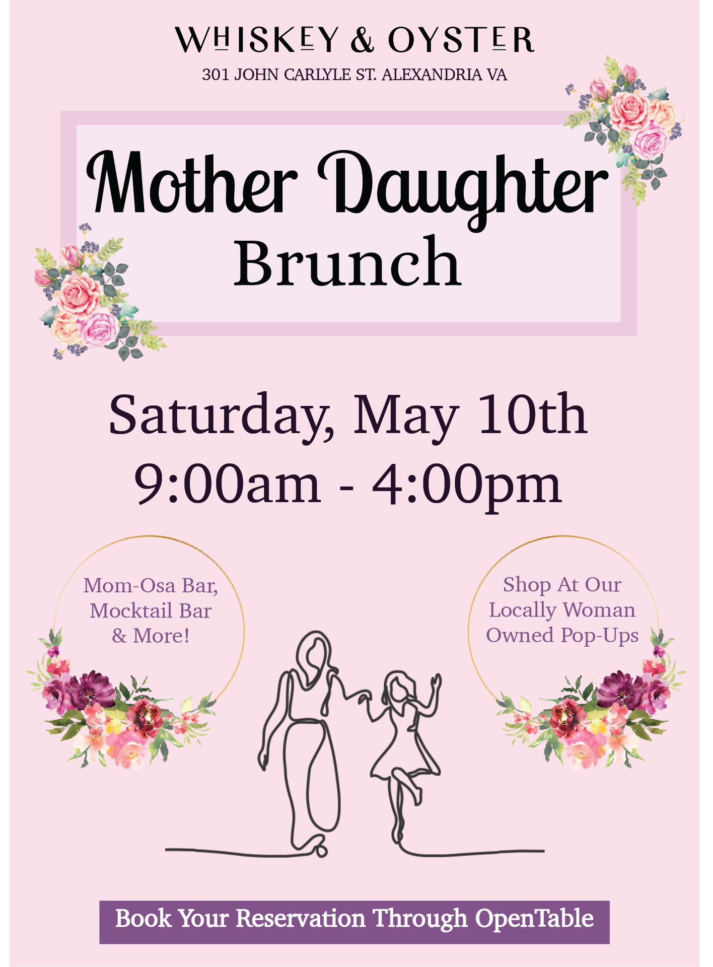 Mother Daughter Luncheon Invitation