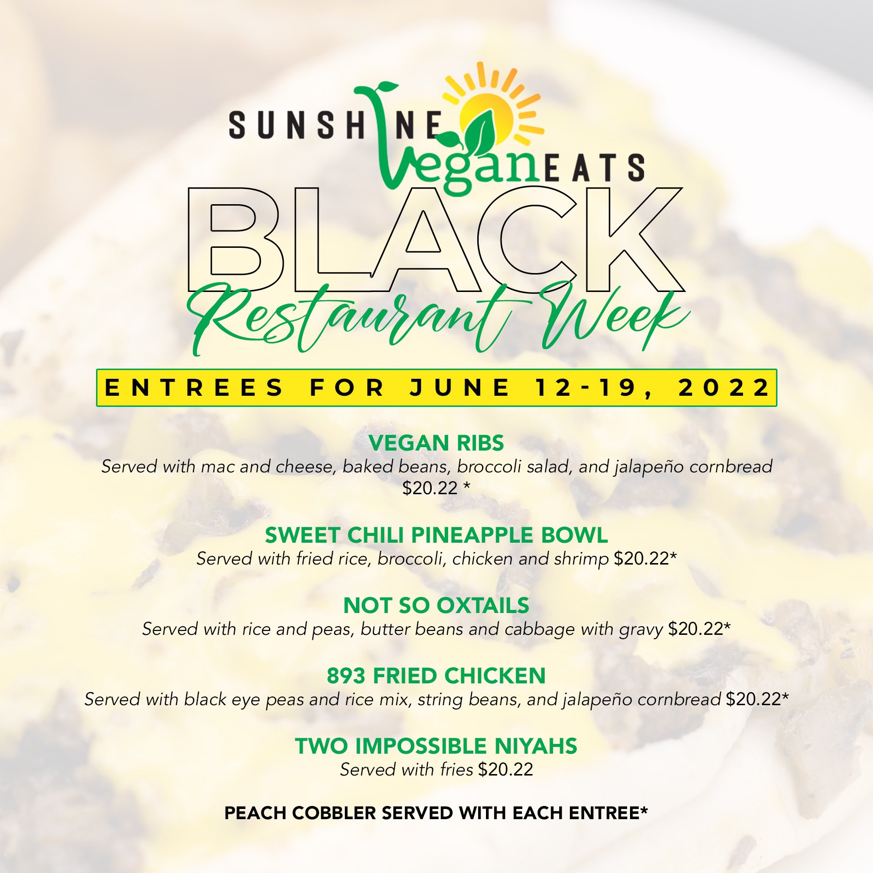 Black Restaurant Week - Sunshine Vegan Eats