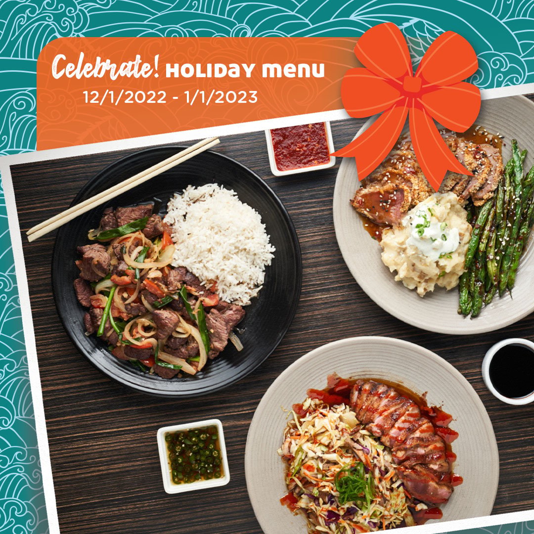 CELEBRATE! Holiday Menu - Ling & Louie's Asian Bar and Grill