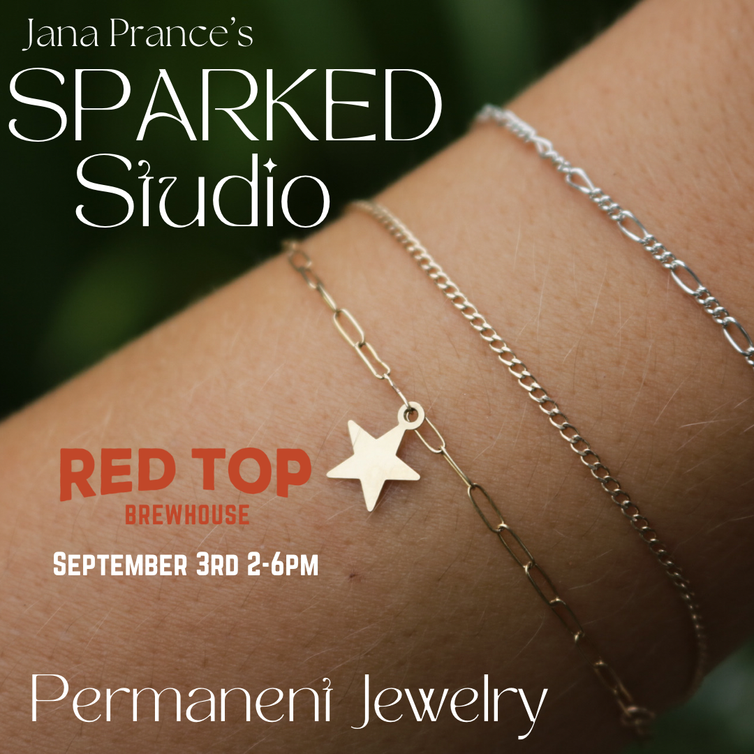 Sparked Studio Permanent Jewelry Pop Up - Red Top Brewhouse-Brewpub in Acworth, GA