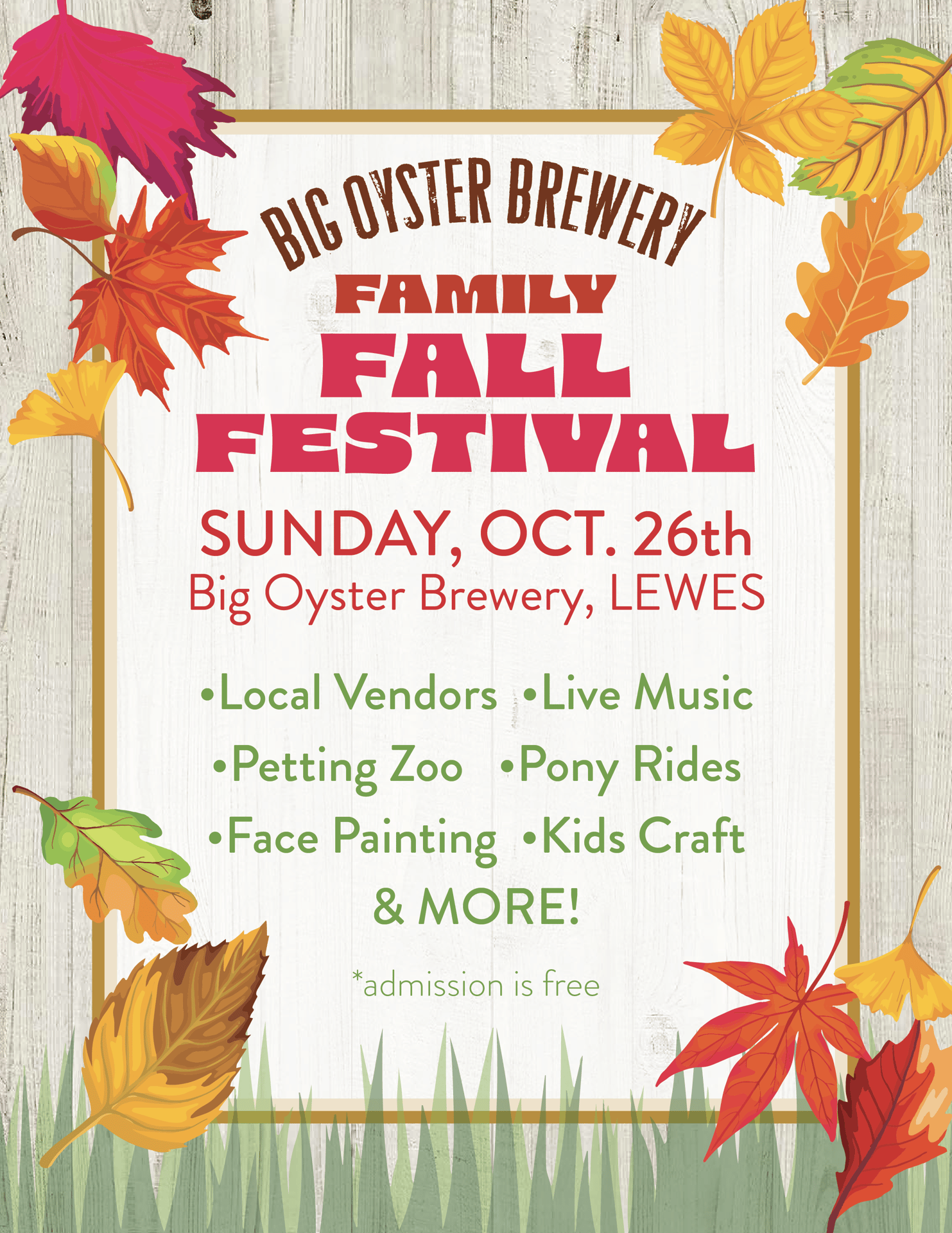 Fall Fest 2025 (Lewes) - Big Oyster Brewery - Brewpubs in Lewes ...