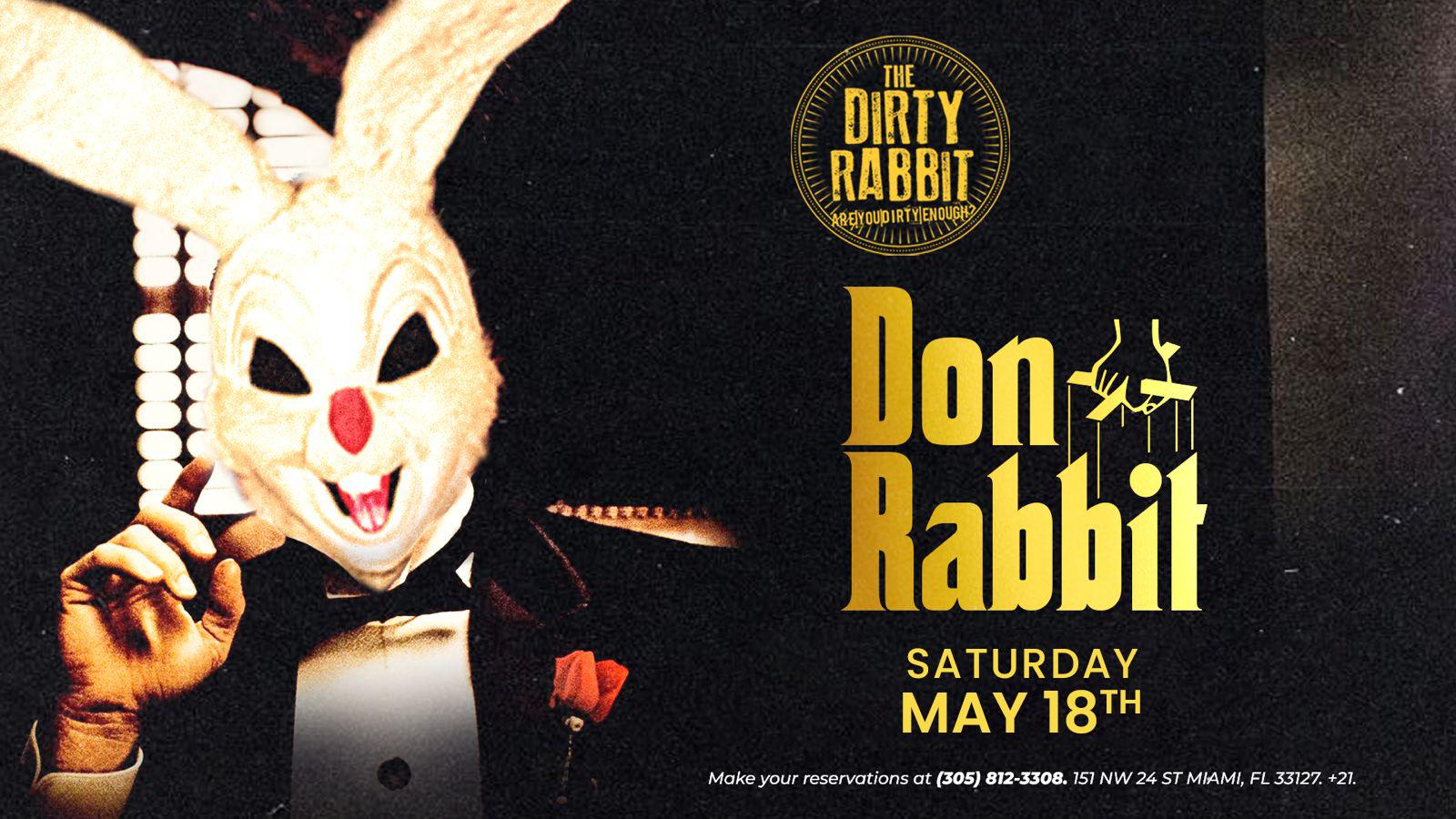 DON RABBIT - The Dirty Rabbit - Bar in Miami, FL