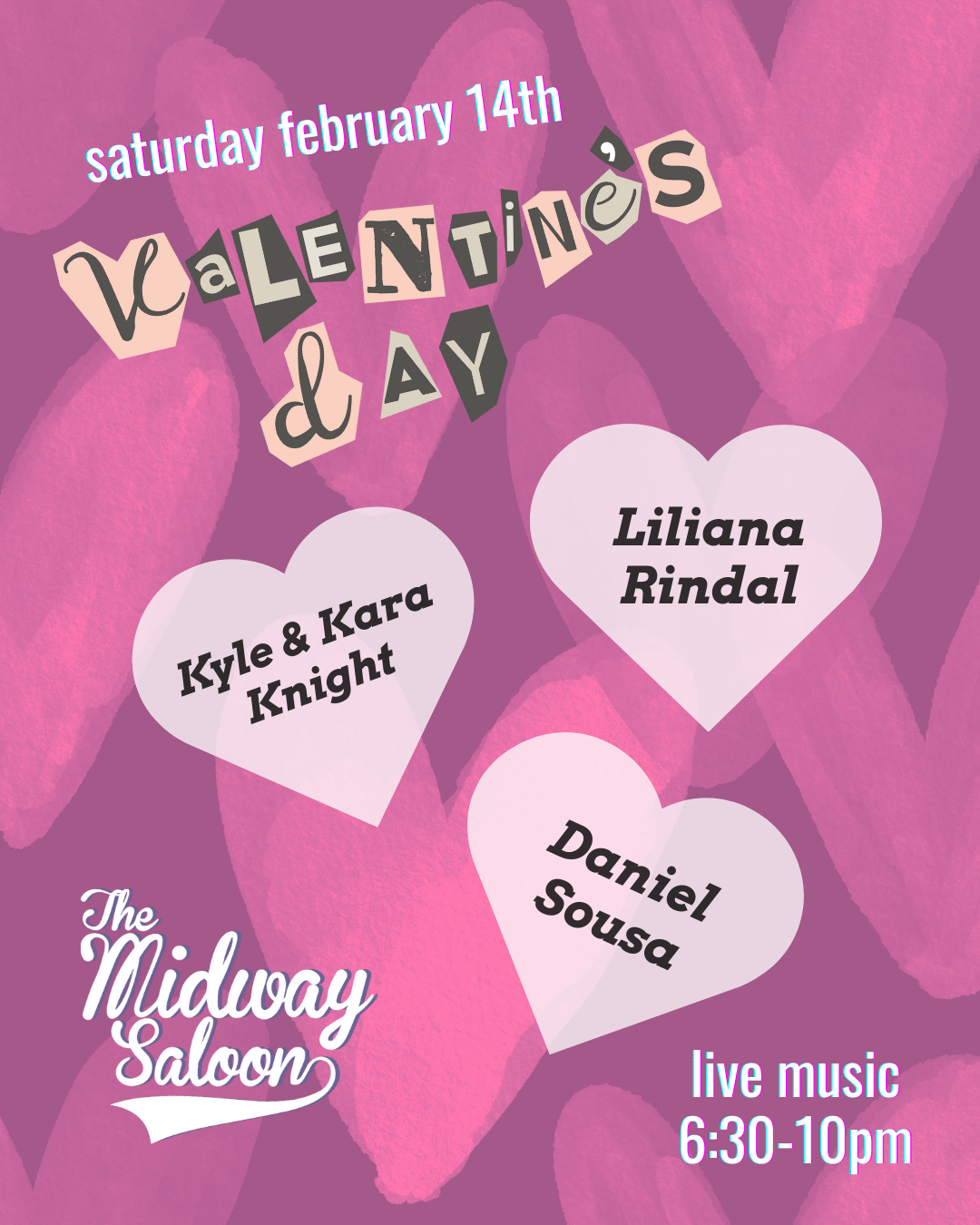 NOR Valentine's Day Concert - The Midway Saloon