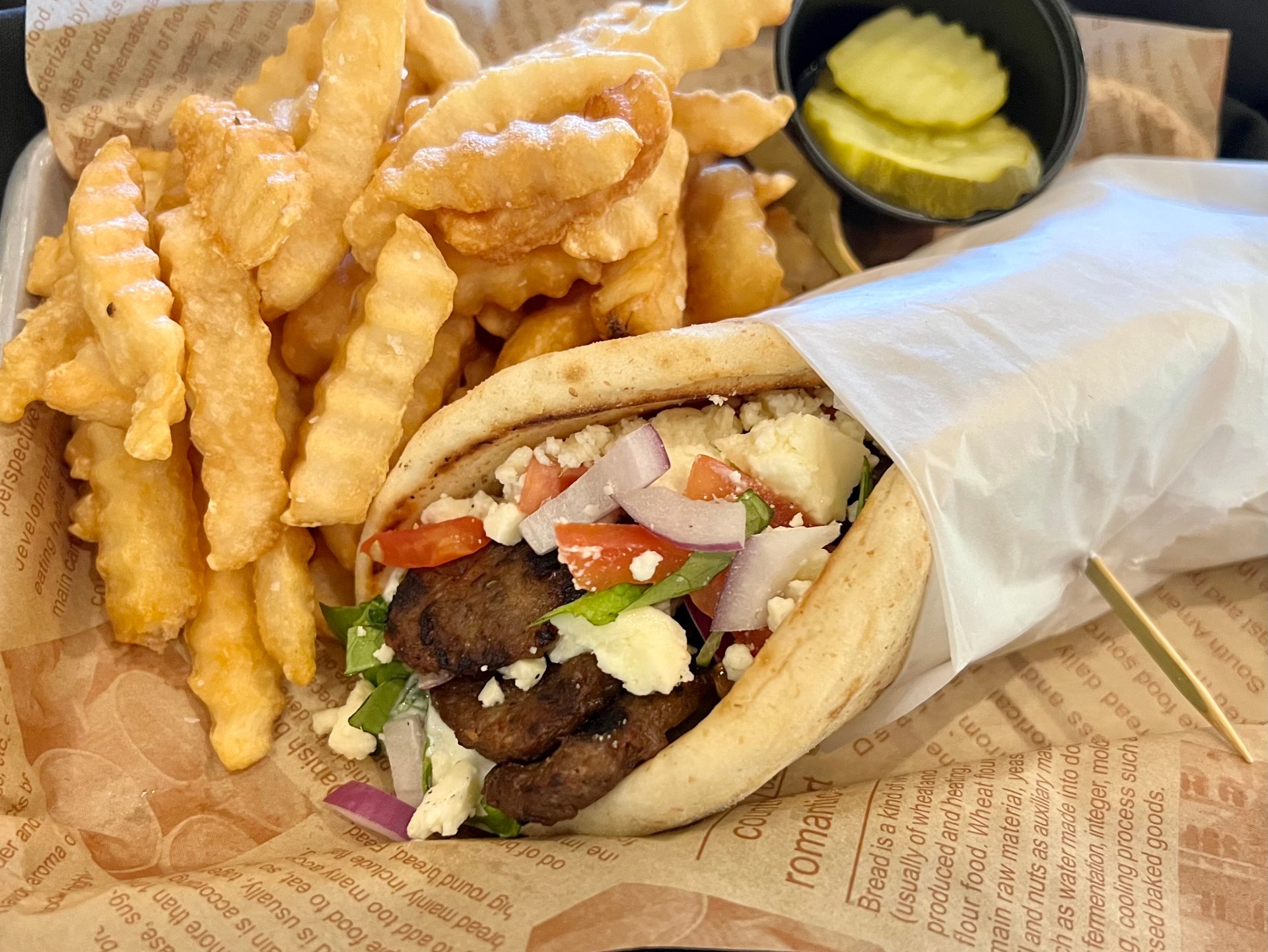Gyro Sandwich With Fries What Is Shawarma And How Is It Different From