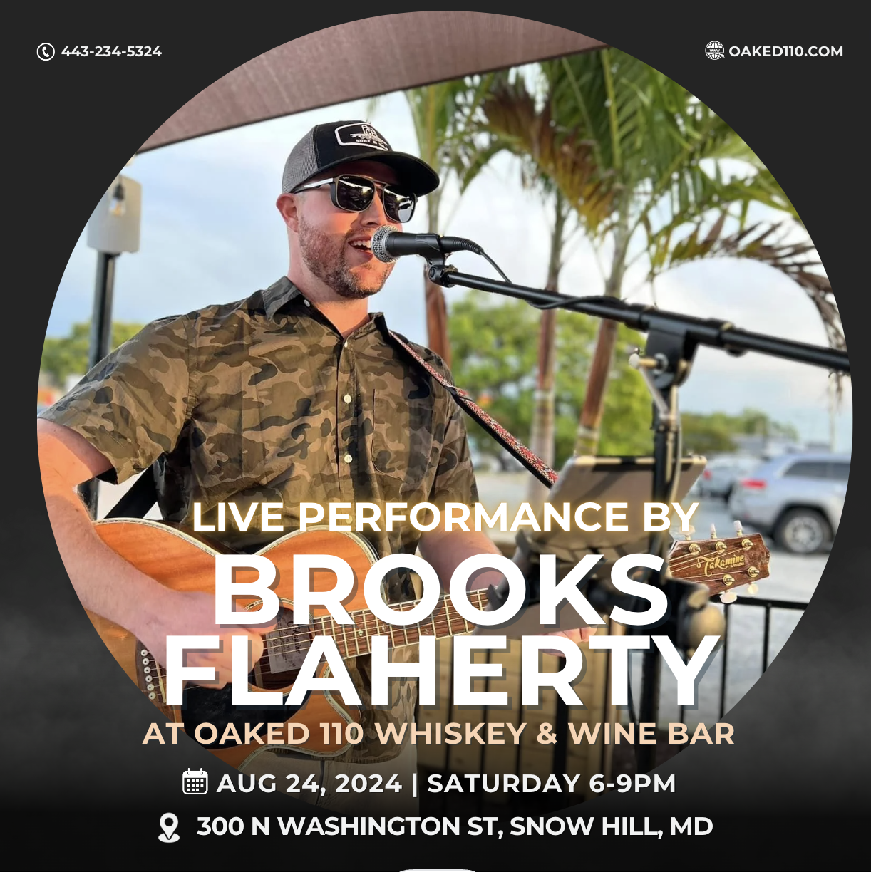 Brooks Flaherty - Oaked 110 - Whiskey & Wine Bar