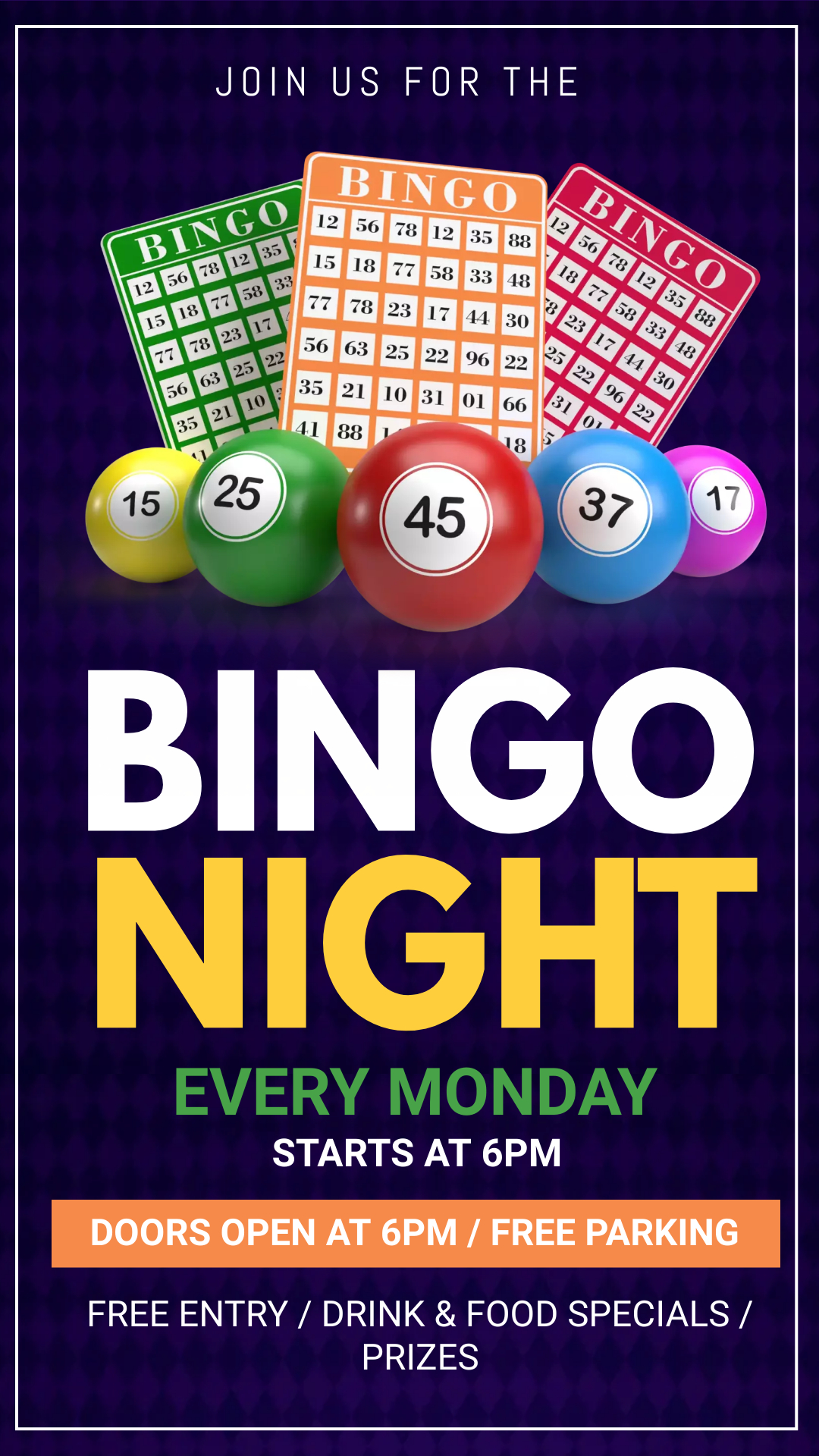 Bingo Every Monday - Tom Kelly's - Bar & Grill in New Lenox, IL