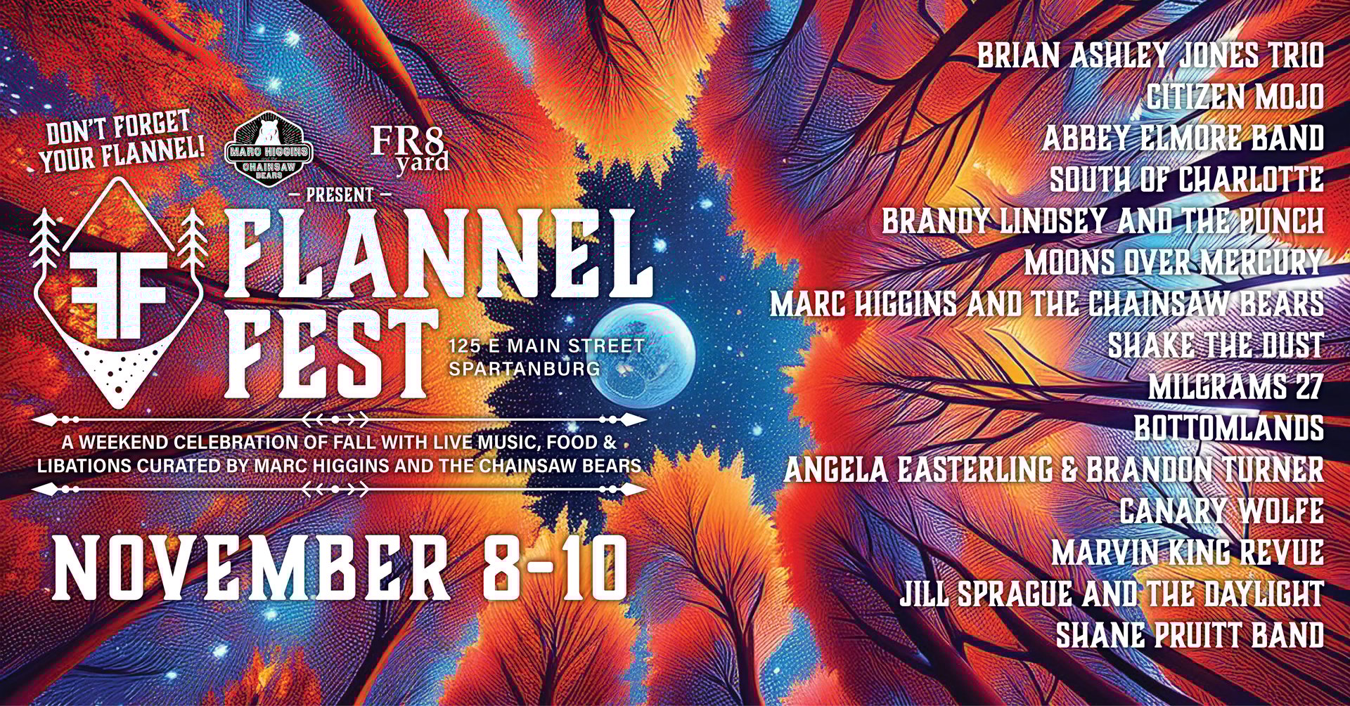 FLANNEL FEST '24 - Fr8yard - Live music bar in Spartanburg, SC