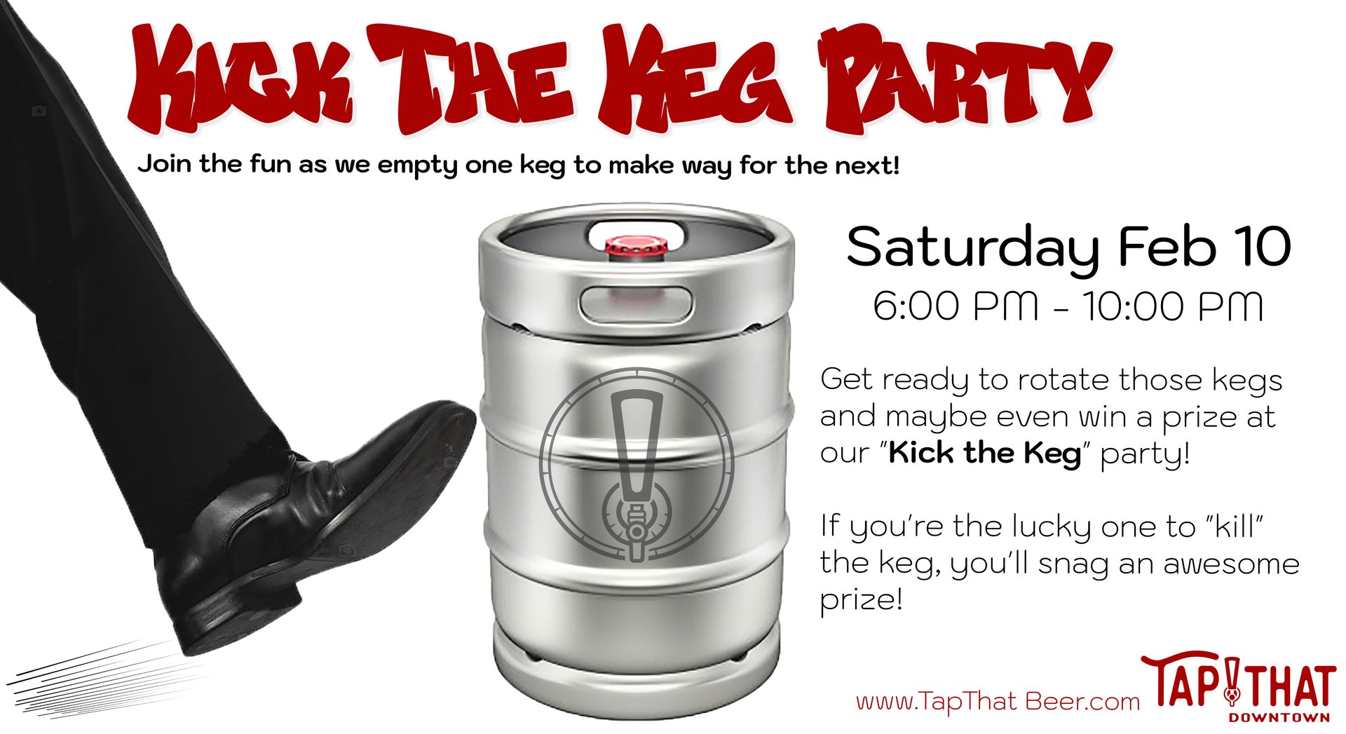 Keg Party Signs