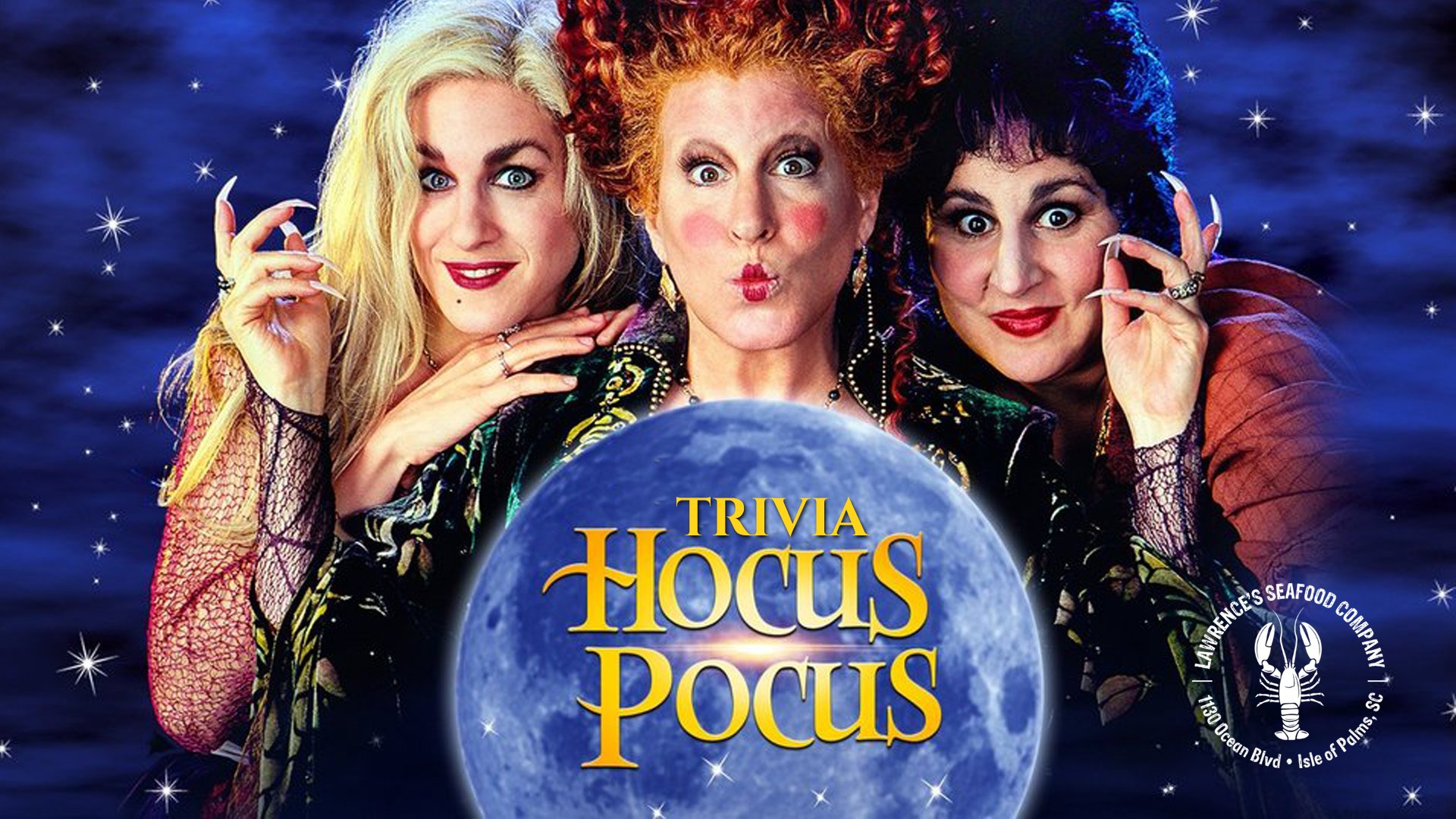 Hocus Pocus Trivia Night at Lawrence's - Lawrence's Seafood Company ...