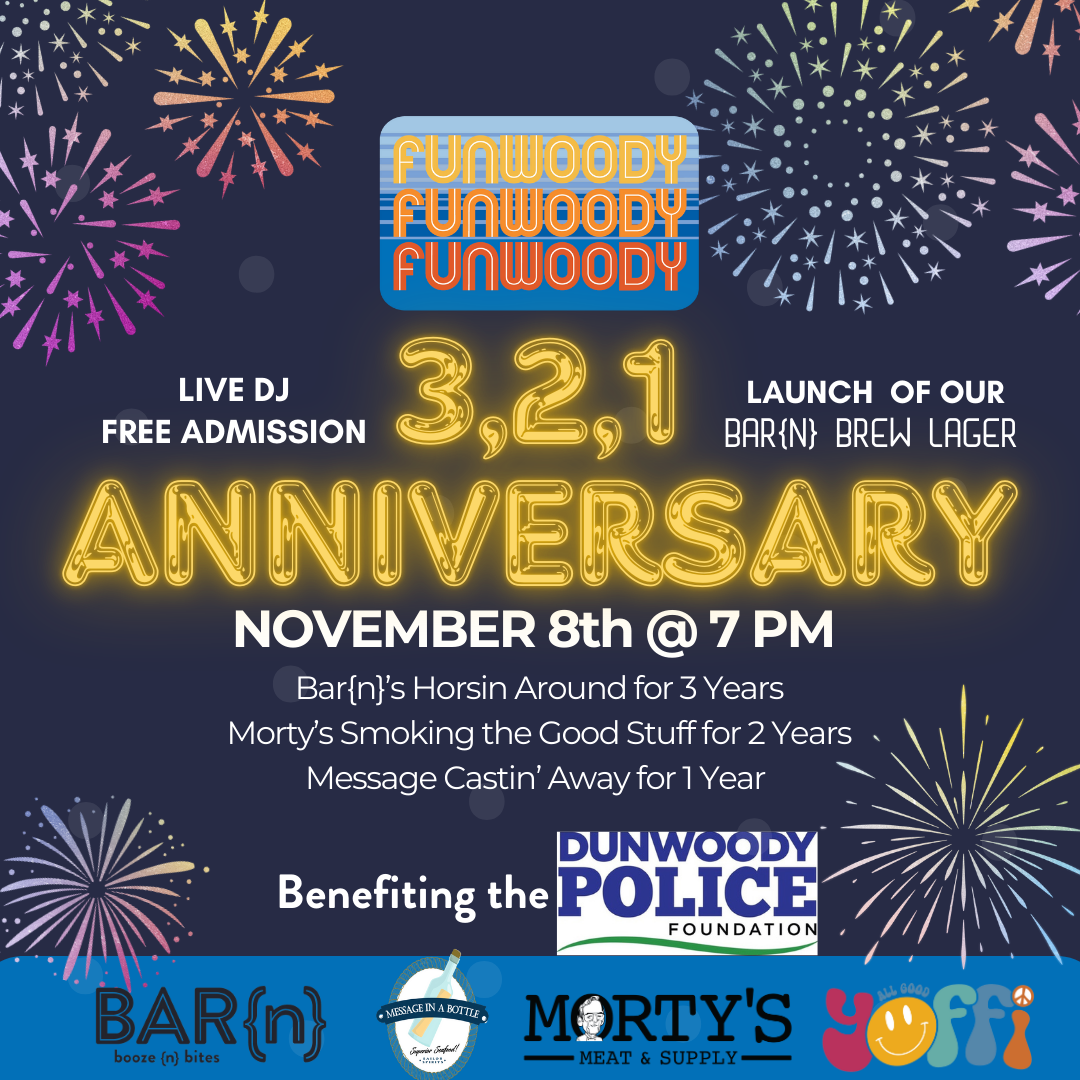 3, 2, 1 Anniversary Bash! - Bar{n} booze {n} bites