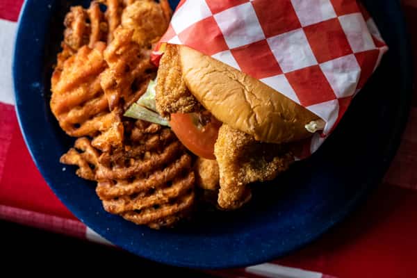 Catfish Sandwich- Grilled or Fried - Texan Cafe & Pie Shop - American ...