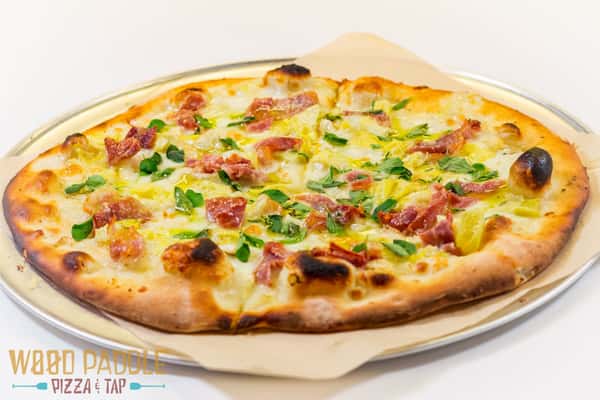 Food Menu - Wood Paddle Pizza & Tap