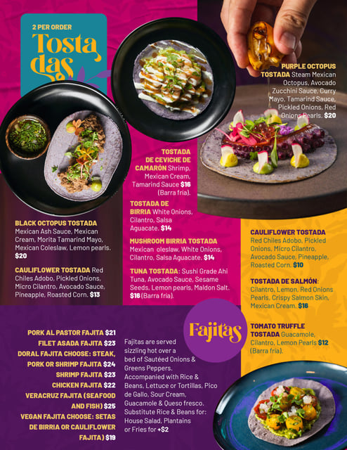 Mexican food near me menu store