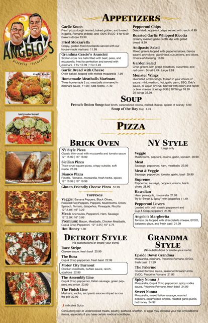Pizza Appetizers Menu Appetizers Menu / Restaurant Meal Prices