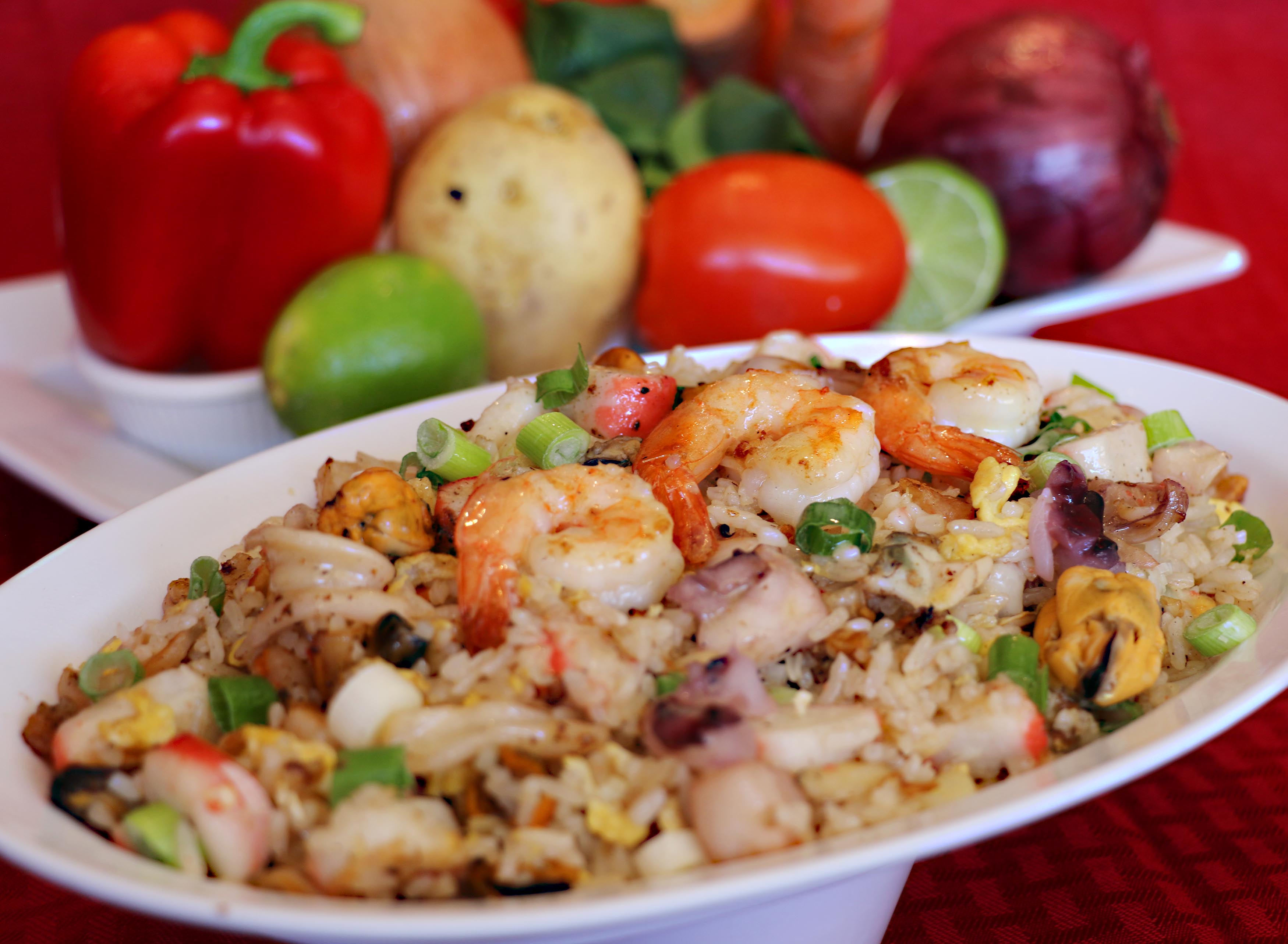 Arroz Chaufa De Mariscos Chaufa De Mariscos El Verídico De Fidel