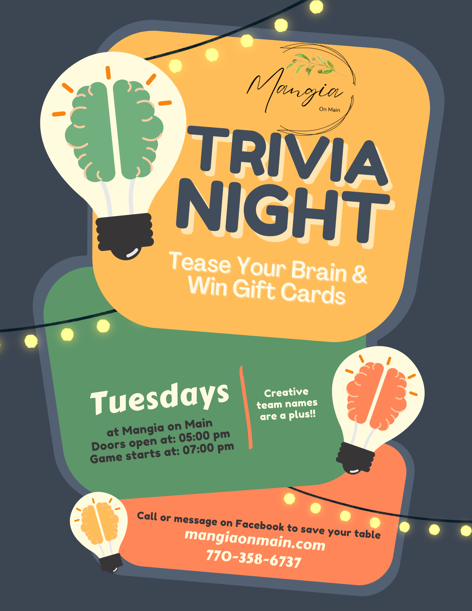 Trivia Night Poster
