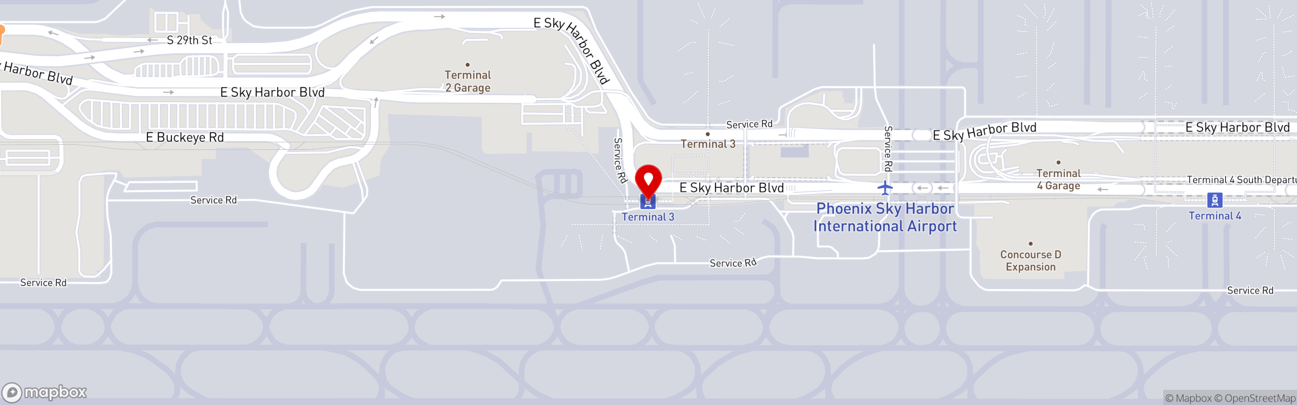 Phx International Airport Terminal Map Phoenix Sky Harbor