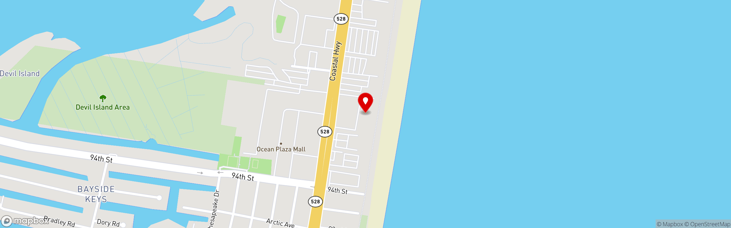 Map Of Ocean City Streets