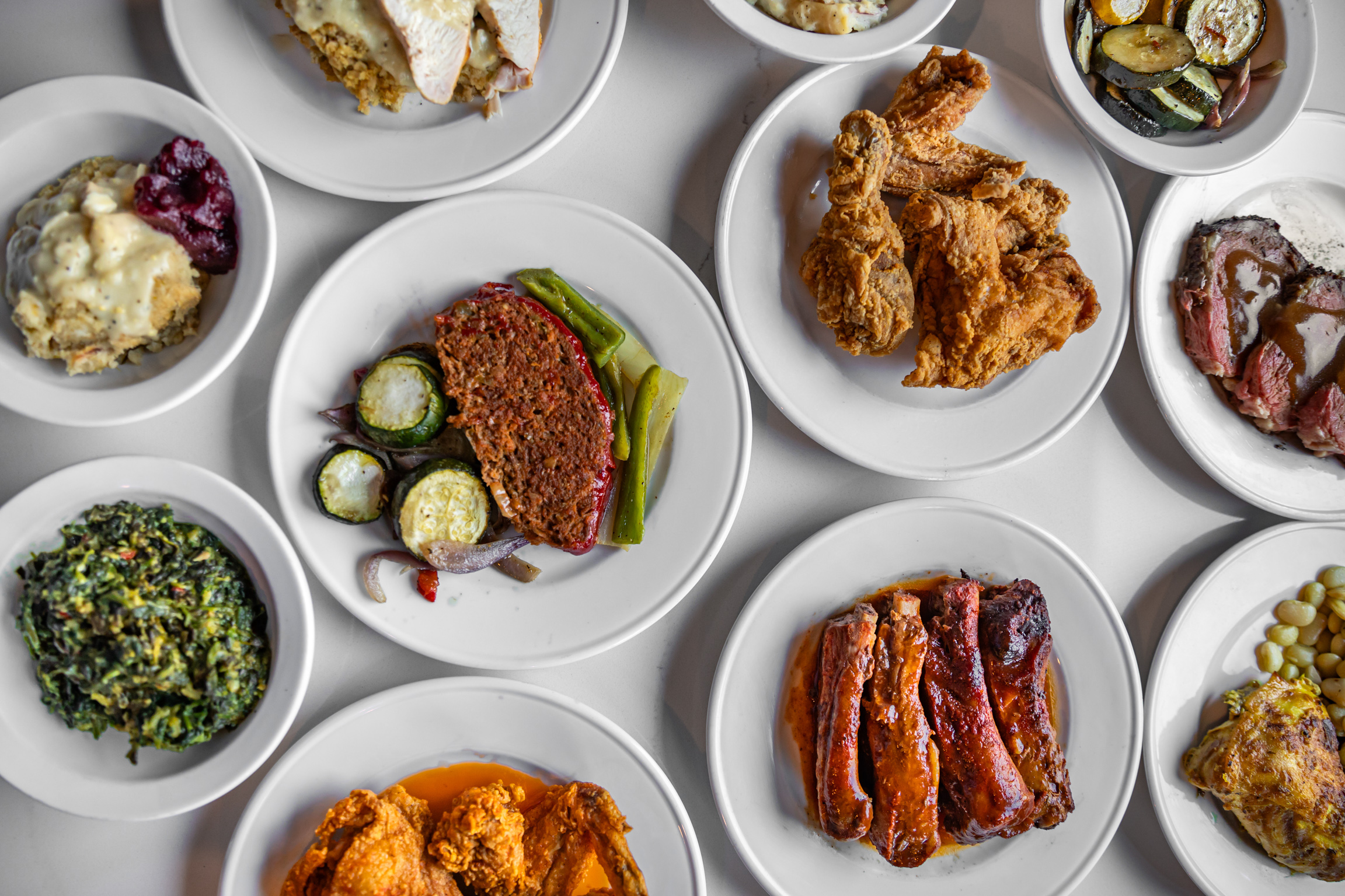 Menú De Buffet De Comida Soul JACOB RESTAURANT, New York City