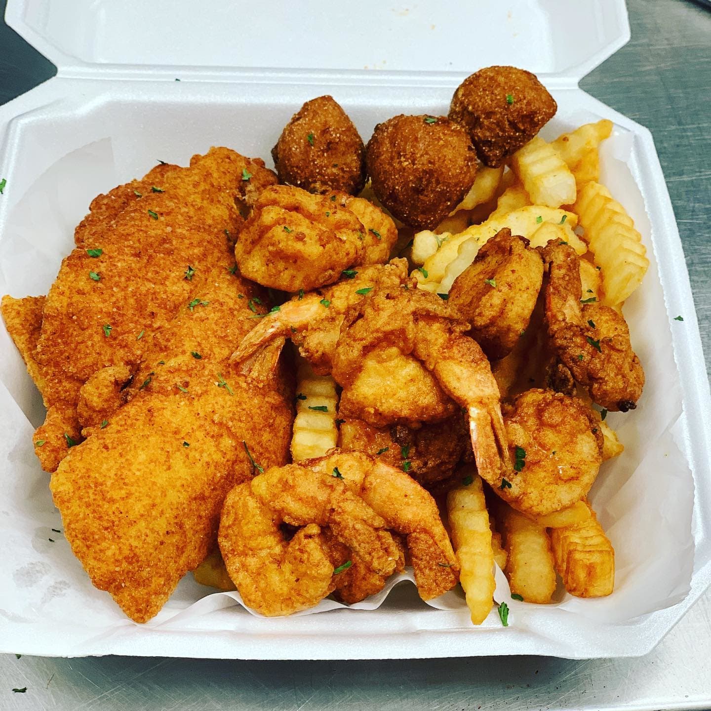 Fried Shrimp Seafood