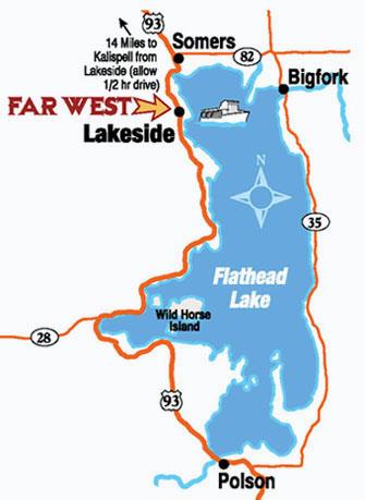 Flathead Lake Montana Map