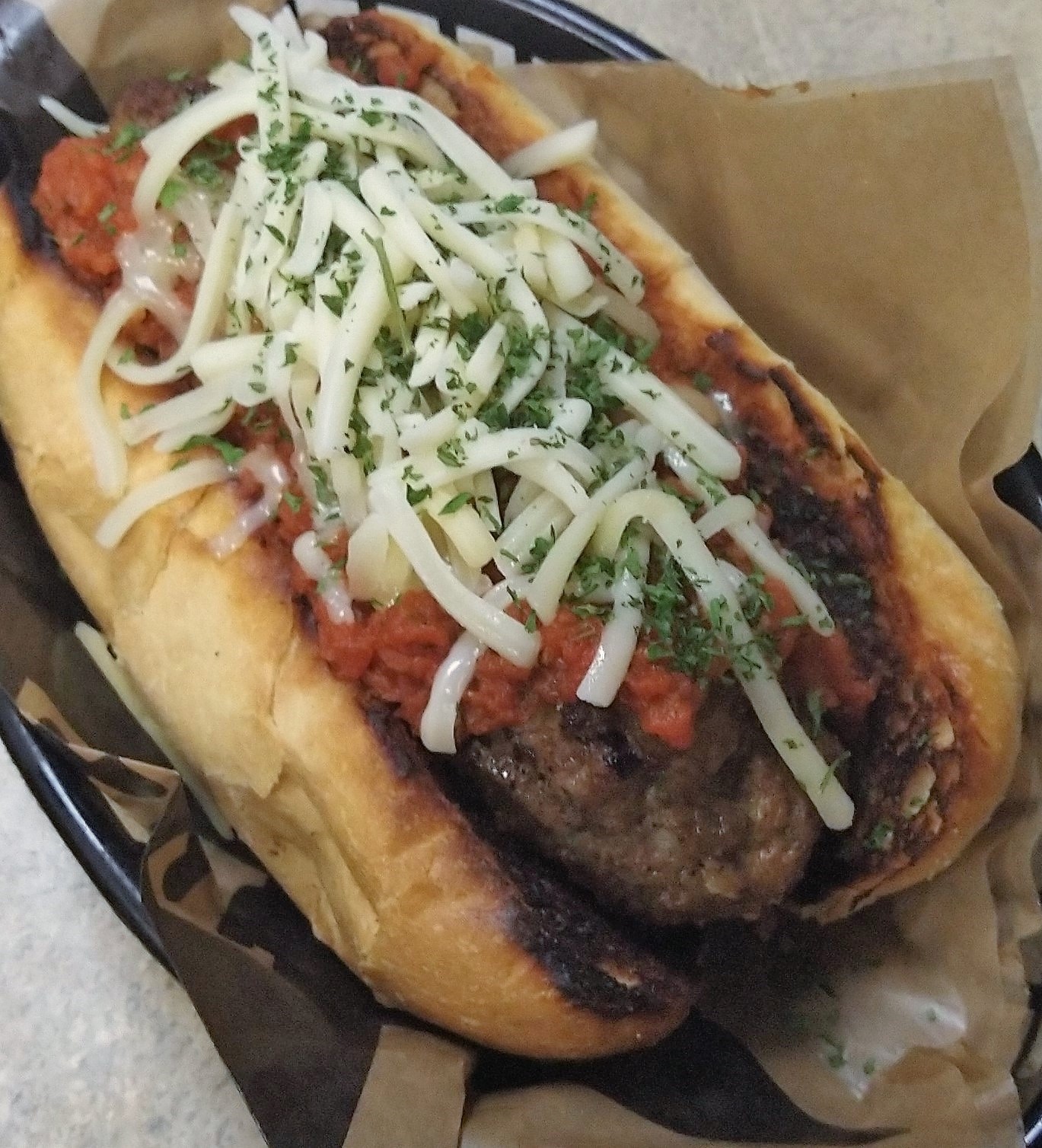Meatball Sub With Fries
